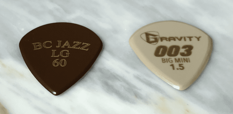 Premium Pick Test: Blue Chip Picks vs. Gravity Picks | Guitarkind